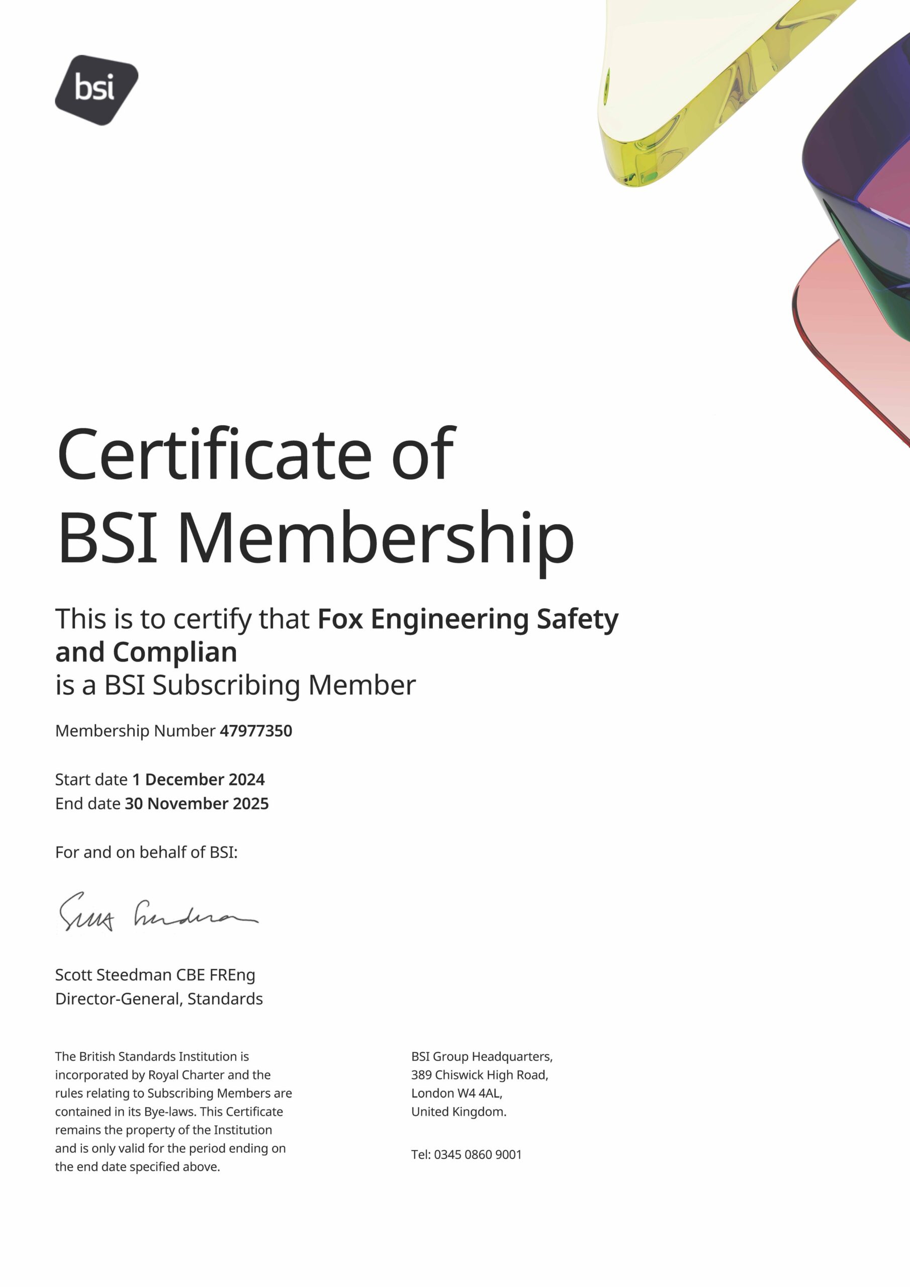 Fox Engineering Safety – LOLER, PUWER and PSSR Industrial Inspection ...